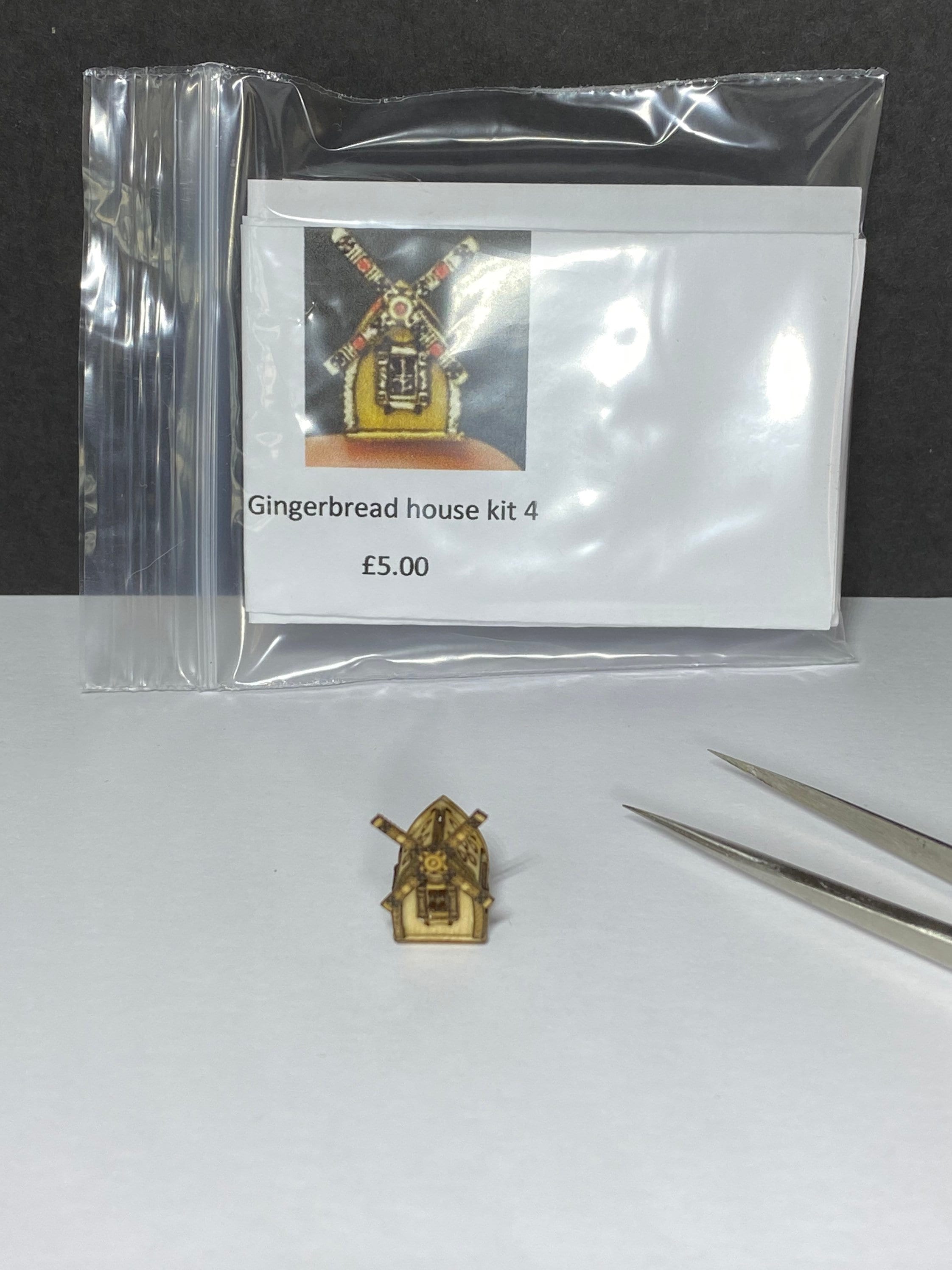 Miniature Micro Gingerbread House D. Ornament KIT for a 1:48th - Etsy UK