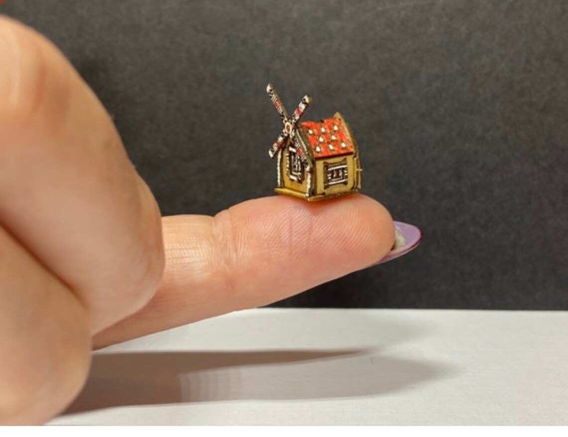 Miniature Micro Gingerbread House D. Ornament KIT for a 1:48th - Etsy UK