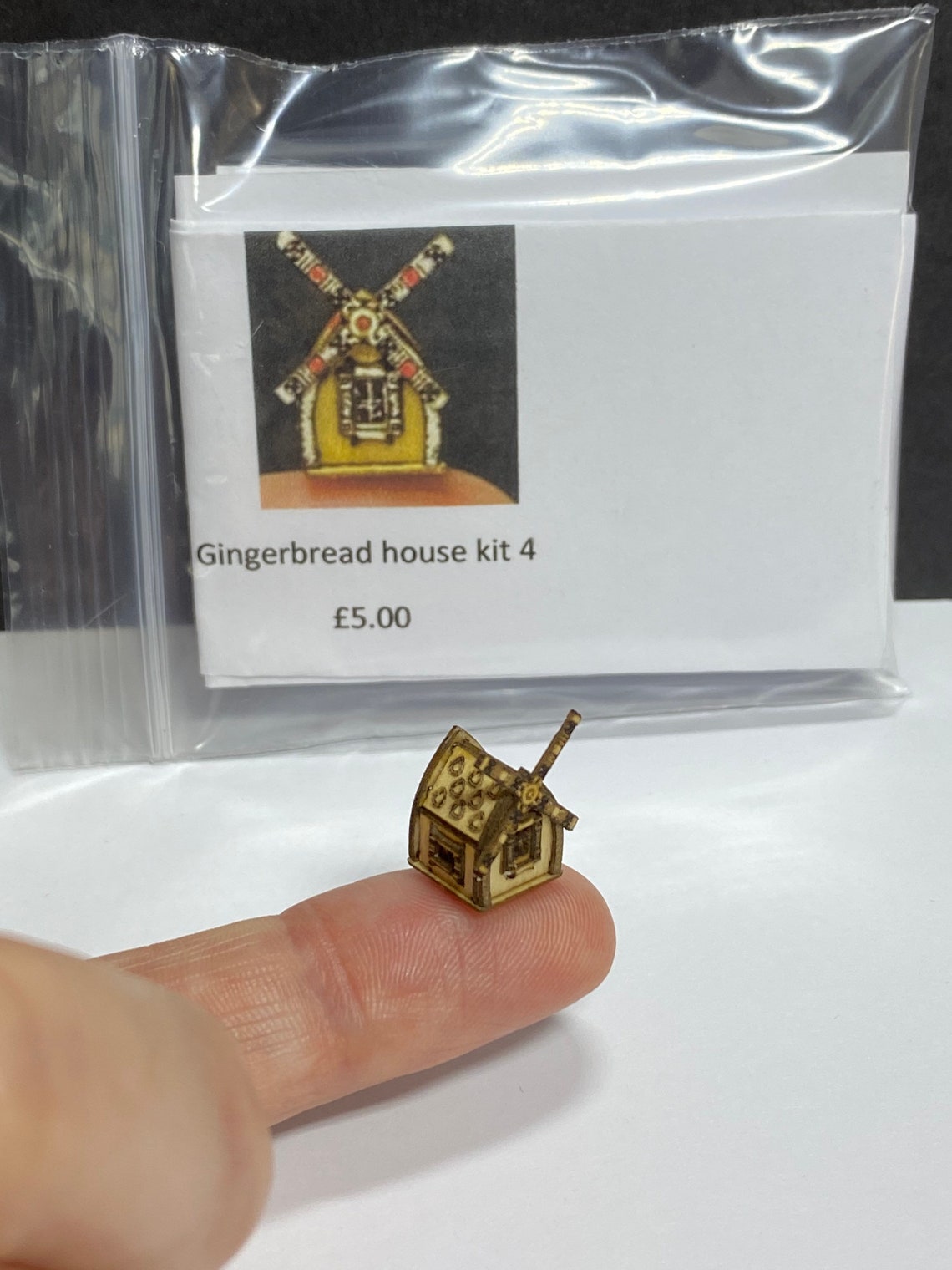 Miniature Micro Gingerbread House D. Ornament KIT for a 1:48th - Etsy UK