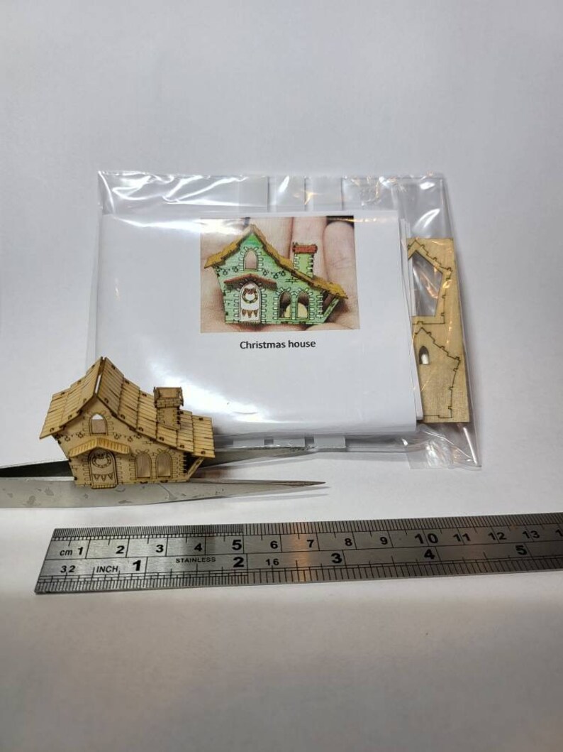 288th Miniature Micro Christmas Dollshouse KIT for a 1:24th - Etsy
