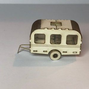 1:144th Scale Caravan Kit DIY Make Your Own Including Furniture Inside ...
