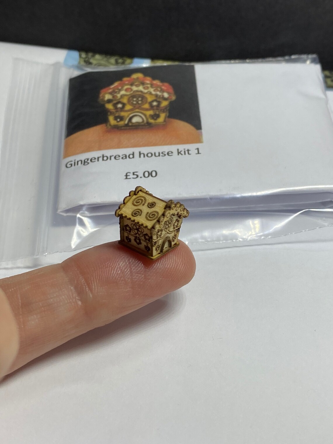 Miniature Micro Gingerbread House A. Ornament KIT for a 1:48th - Etsy UK