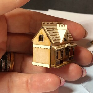 Miniature Micro Delux Dollshouse KIT for a 1:24th Scale Home (1/288 ...