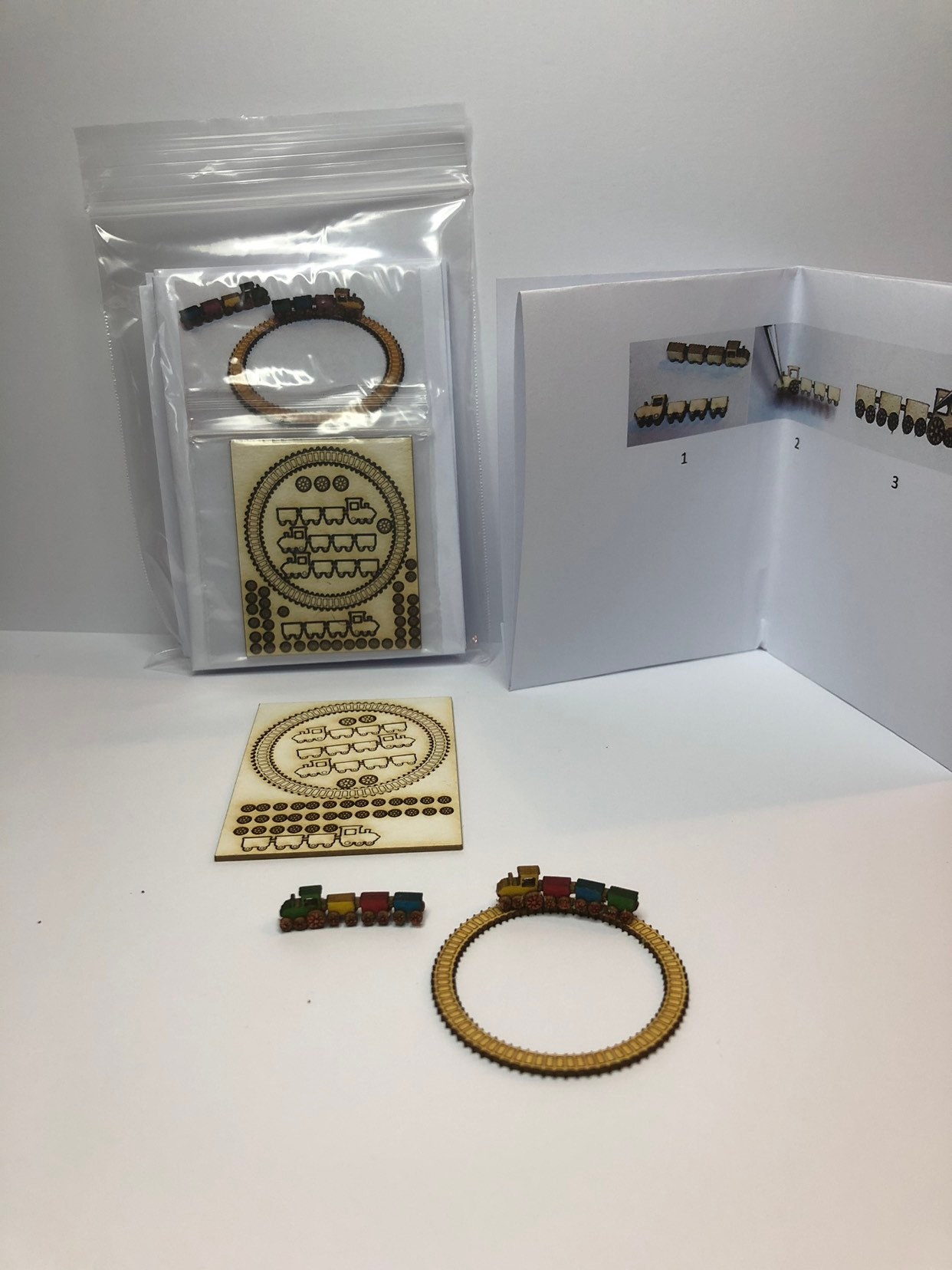 1:24 Scale Train Set Kit DIY Make Your Own Trains X 2 and | Etsy