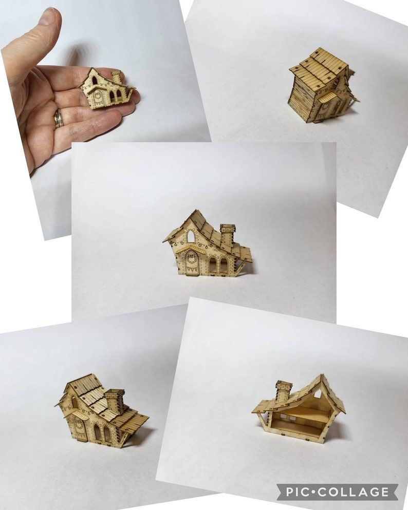 288th Miniature Micro Christmas Dollshouse KIT for a 1:24th - Etsy