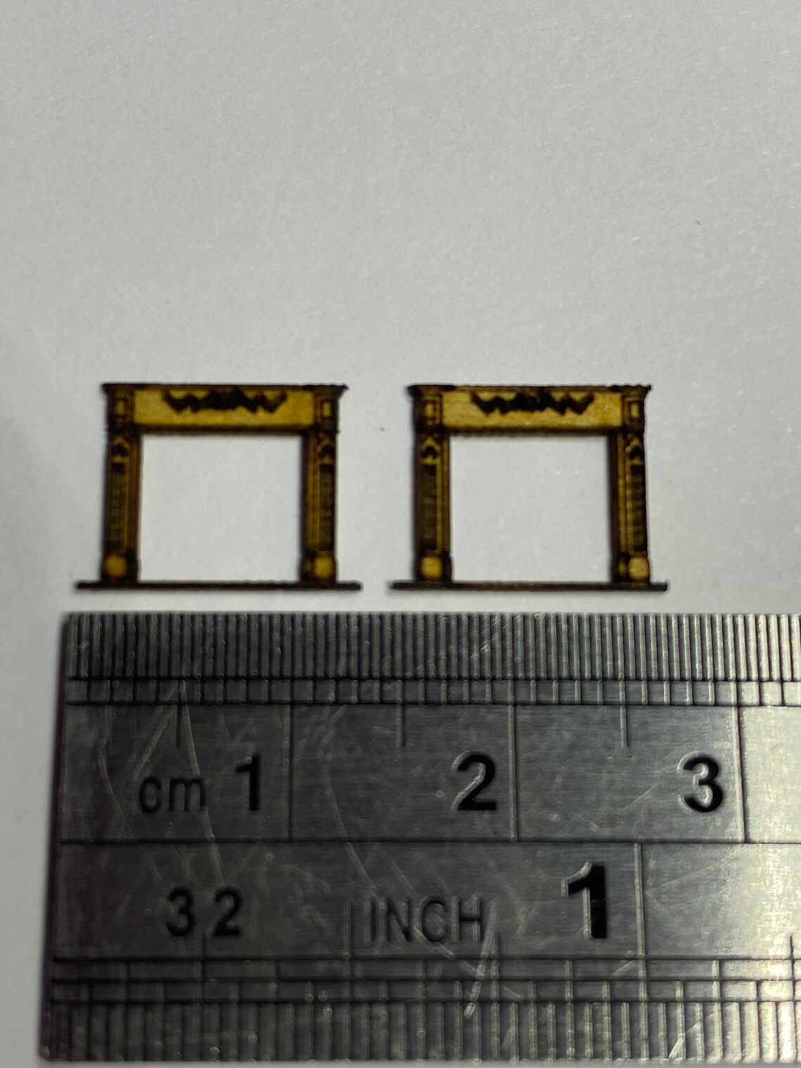 Miniature Micro 1/144th Scale Fire Surrounds X 2 DIY - Etsy UK