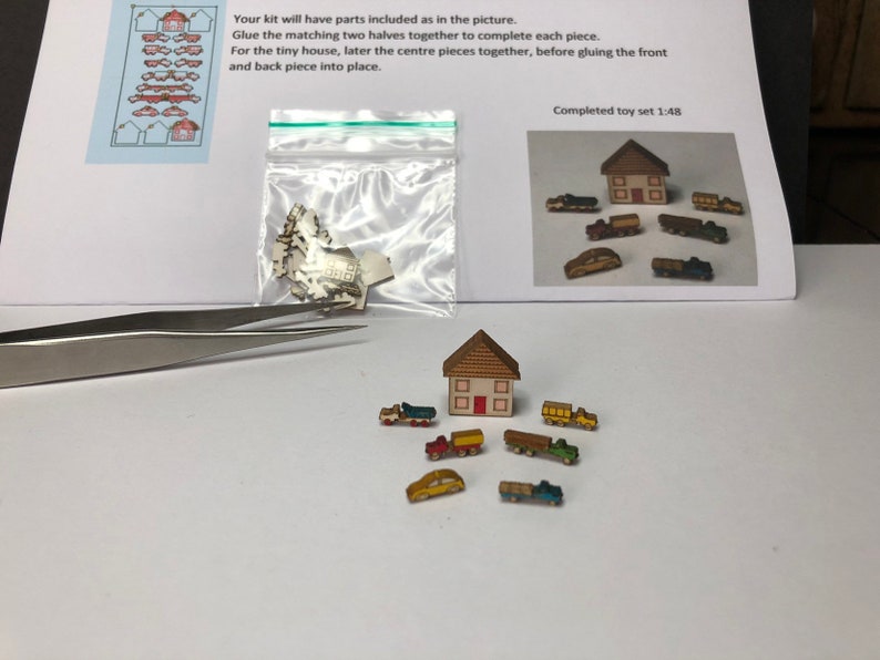 1:48th Scale Toys KIT DIY Make Your Own - Etsy UK