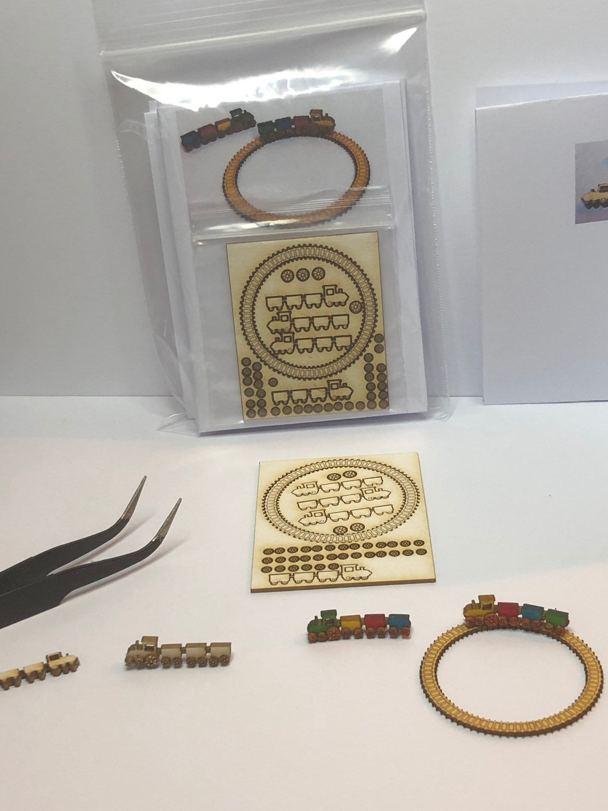 1:24 Scale Train Set Kit DIY Make Your Own Trains X 2 and | Etsy