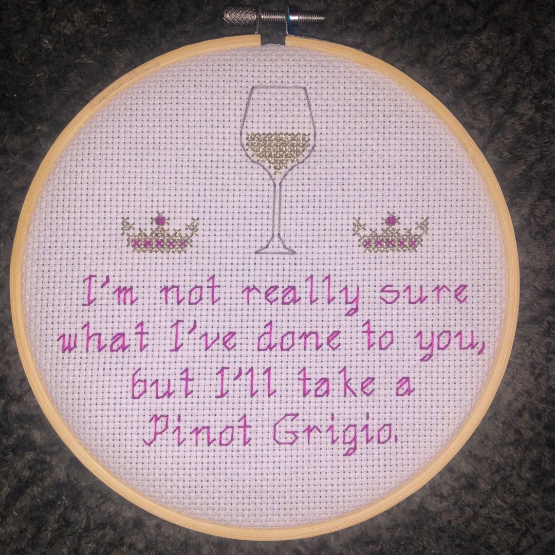 Stassi Cross Stitch Quote - Etsy