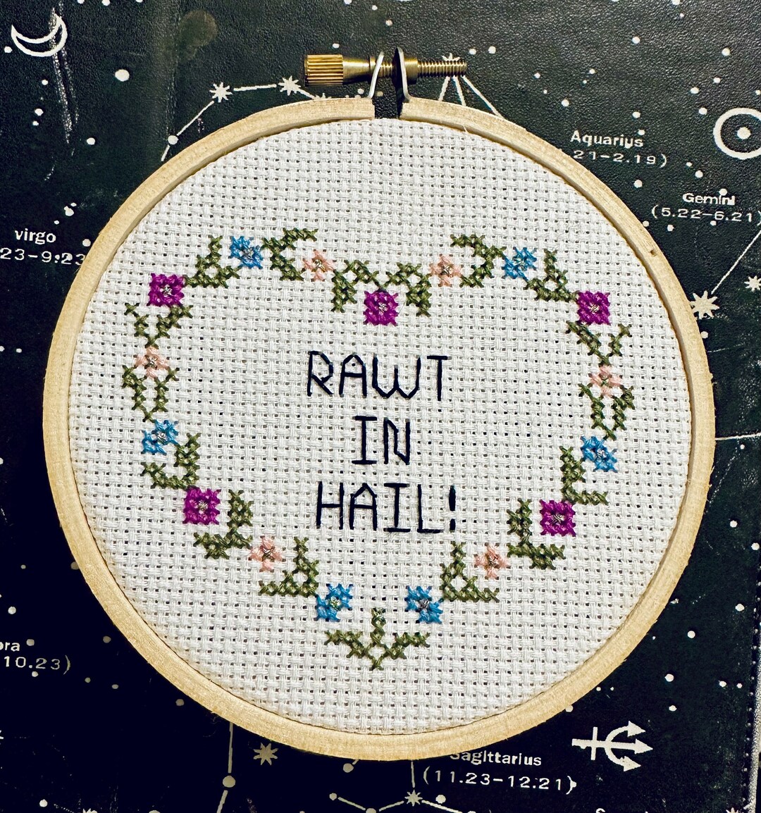 Rawt in Hail Cross Stitch! - Etsy
