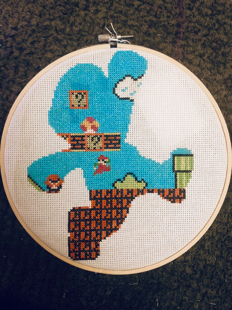 Mario Cross Stitch - Etsy