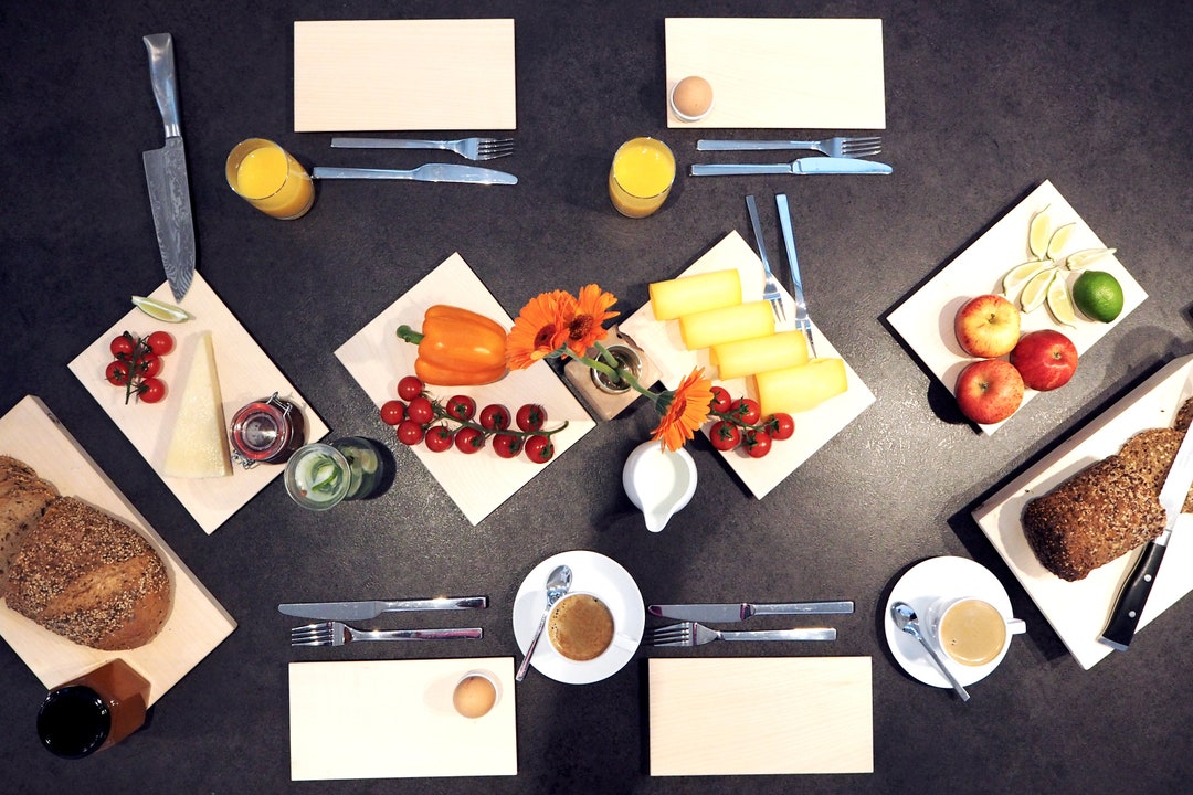 Maple Wood Breakfast Boards, Wooden Boards for Breakfast, Light Wooden ...