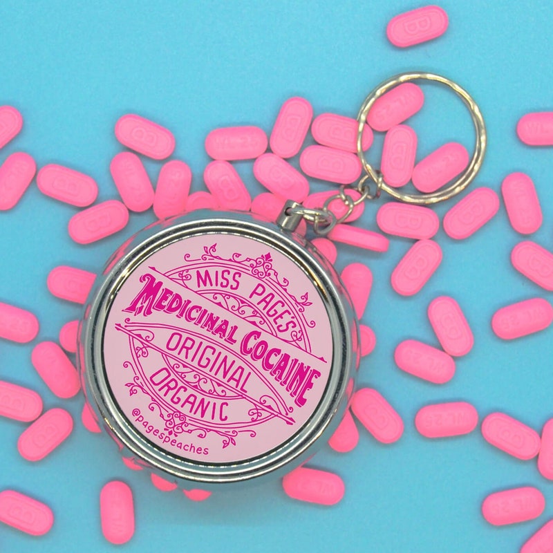 Unique Pill Case Keychain - Etsy
