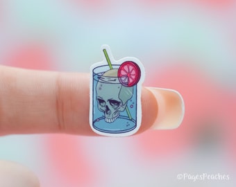 Tiny Skull Stickers - Etsy