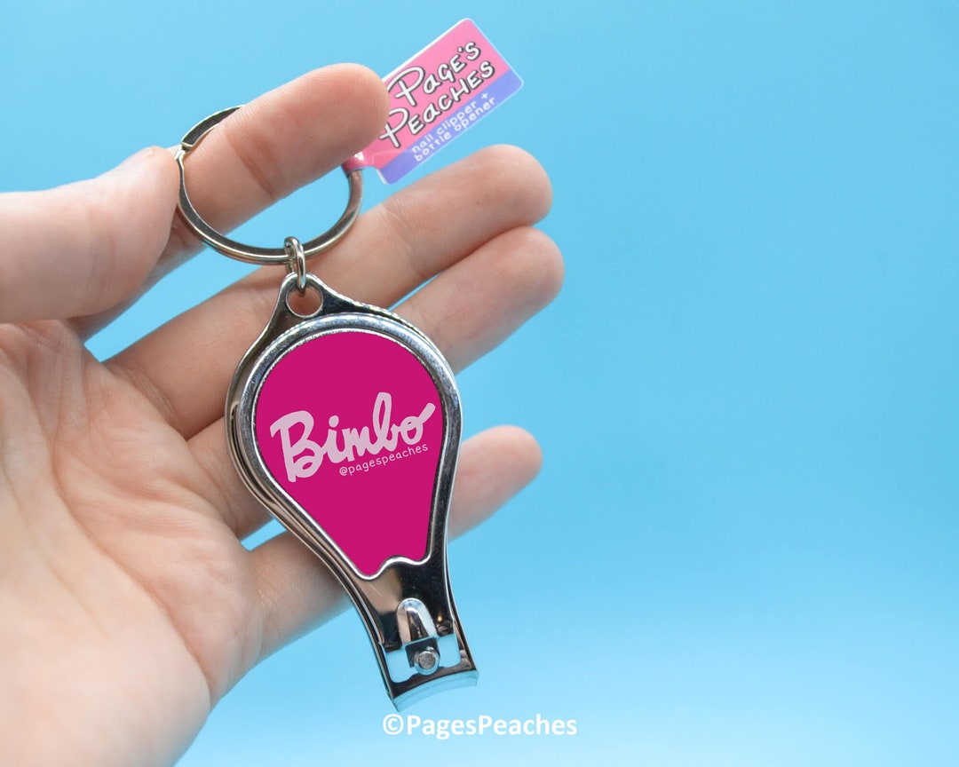 Bimbo Nail Clippers With Bottle Opener Keychain for Travel - Etsy