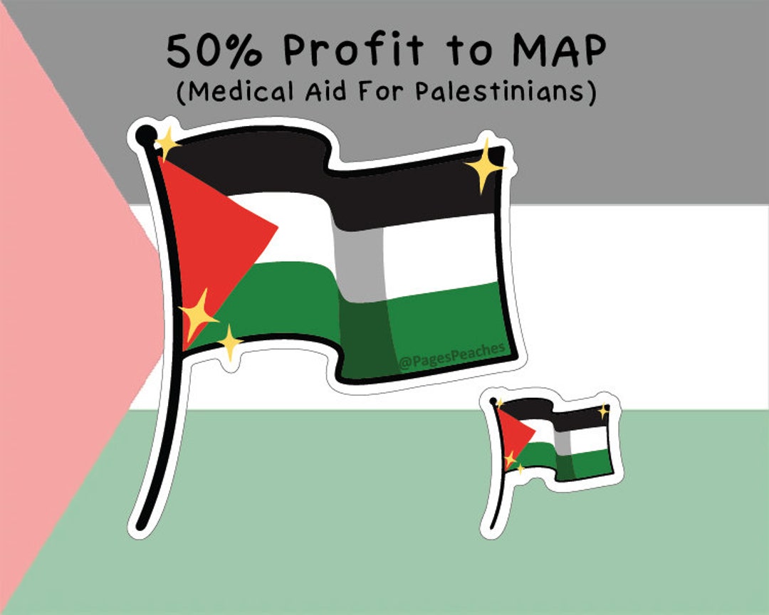 Pro Palestine Sticker Palestine Flag Mini Sticker - Etsy