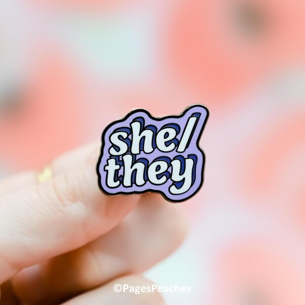 Pronoun Pins - Etsy