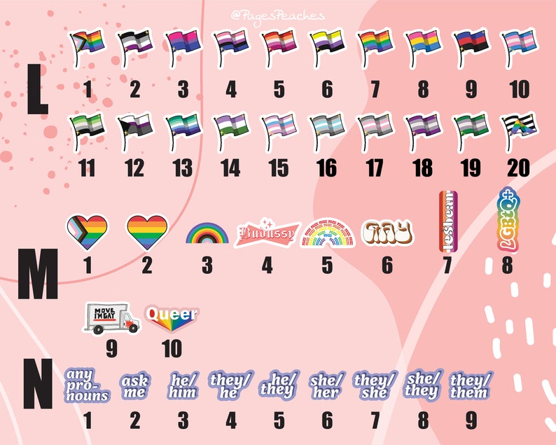 Mini Bisexual Pride Flag Stickers Bi Flag Sticker Tiny Phone - Etsy