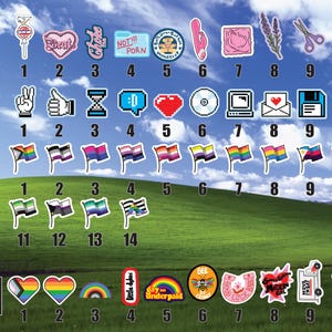 Small Feral Sticker Mini Stickers Variety Pack Tiny Stickers for Phone ...