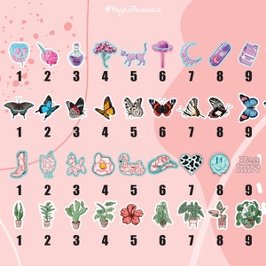 Small Pink No Mini Stickers Waterproof Waterbottle Stickers - Etsy