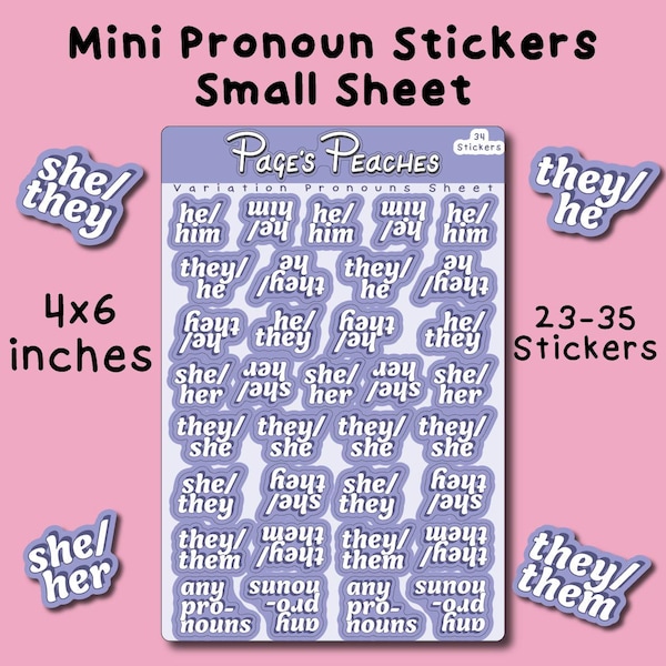 Pronouns - Etsy