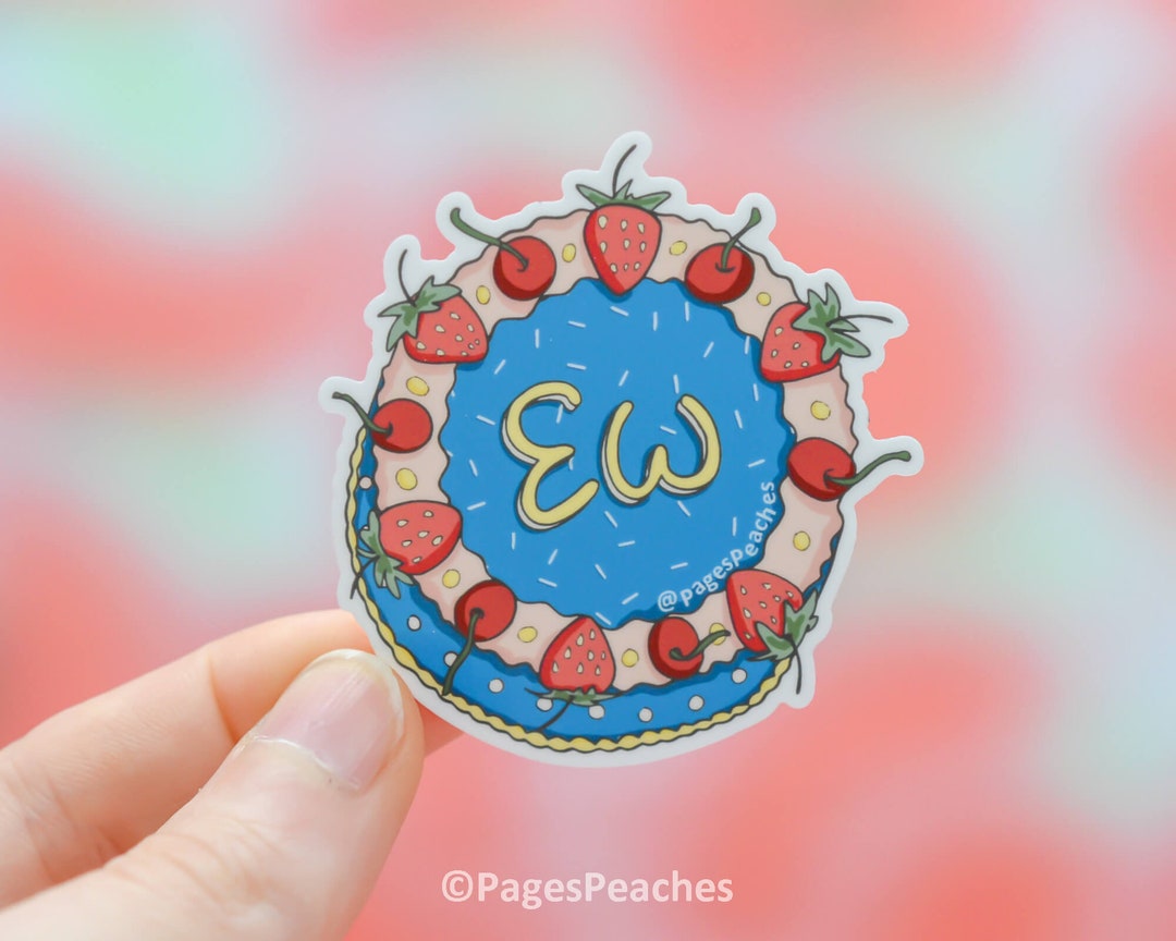Ew Cake Sticker Small Waterproof Vinyl Sticker for Phone Case - Etsy