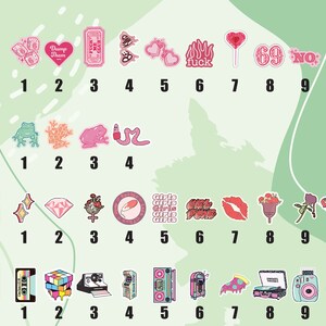 Small Pink No Mini Stickers Waterproof Waterbottle Stickers - Etsy