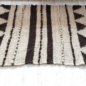 Geometric Runner Rug,wool Runner,modern Rug,accent Rug, Area Rug ...