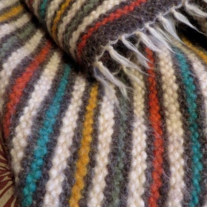 Wool Blanket Throw, Wool Rug, Woven Rug, Wool Coach Cover, Sofa Cover ...