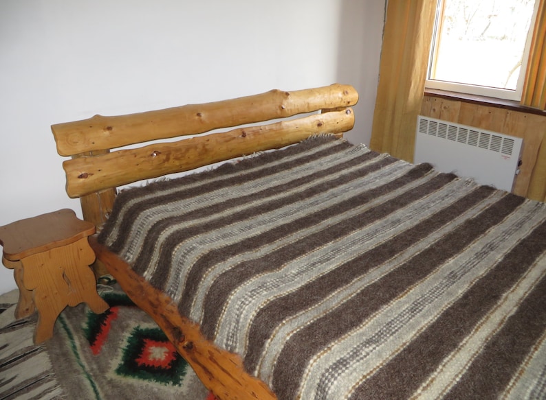 Scandinavian Wool Blanketsrustic Mountain Cabin Farmhouse - Etsy