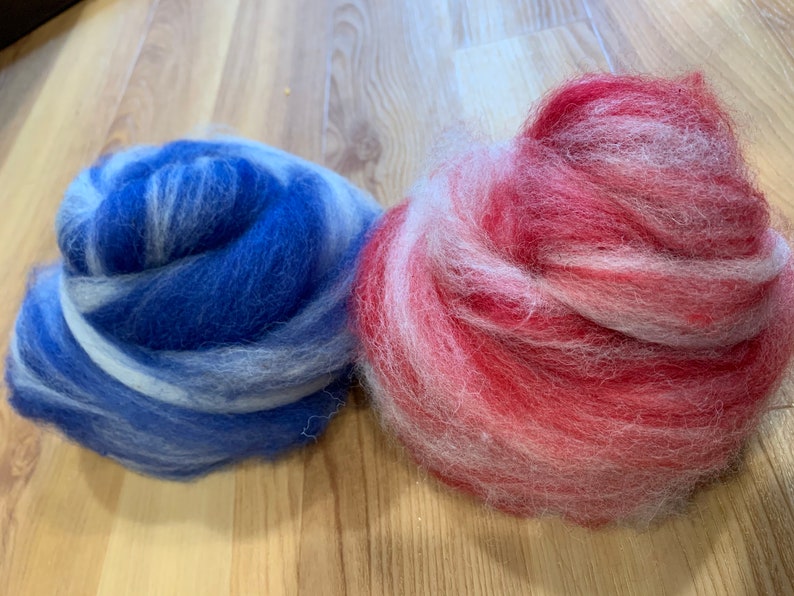 Alpaca Roving Hand pulled Custom made/dyed | Etsy