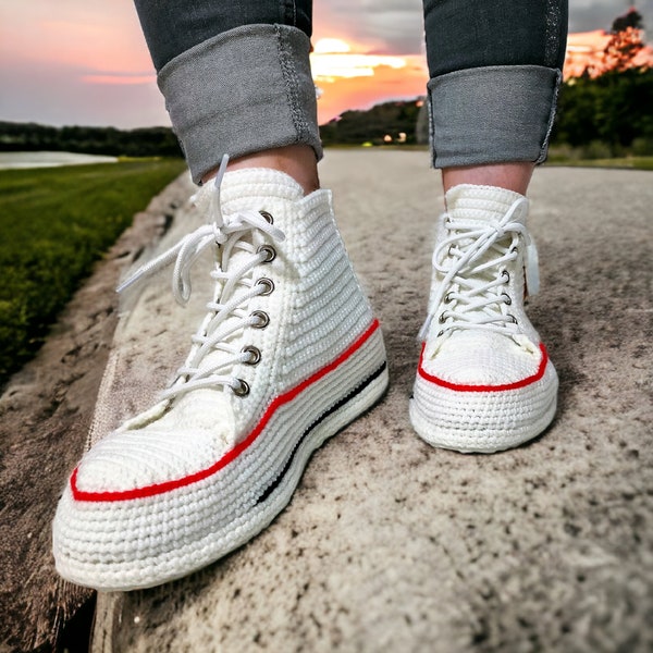Crochet Converse Pattern - Etsy