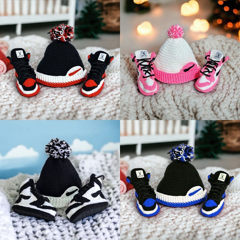 Nike Baby Crochet Shoes - Etsy