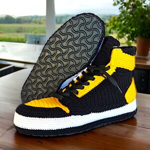 Jordan Custom Knitted Sneakers Slippers - Comfy Basketball Home Shoes ...