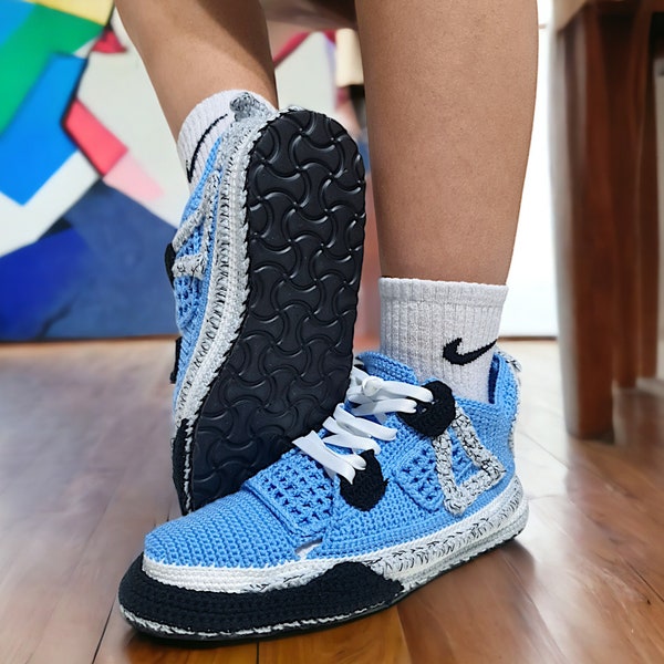 University Blue Jordan 1 - Etsy