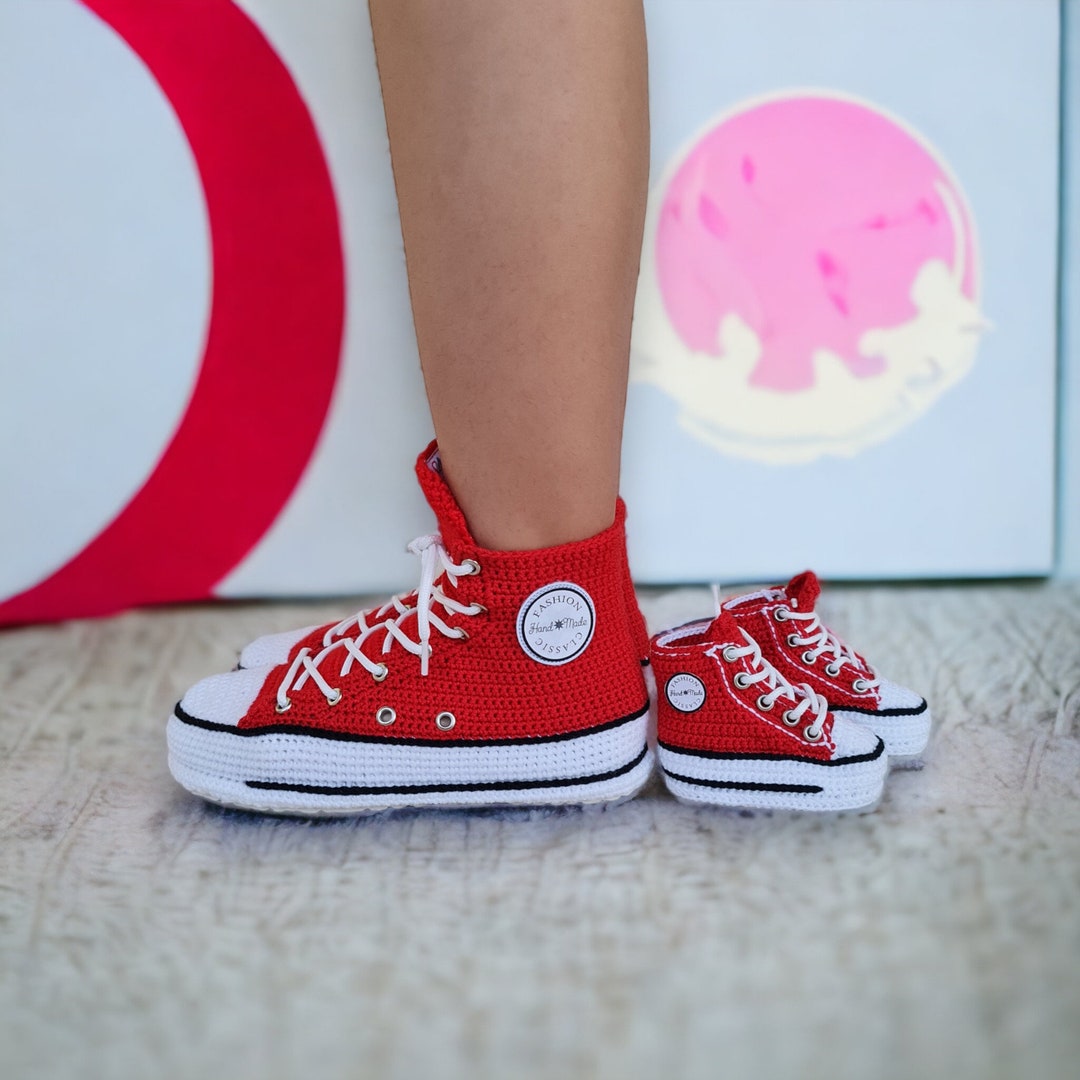 Mom and Daughter Twinning Cool Kicks, Personalized Family Sneakers ...
