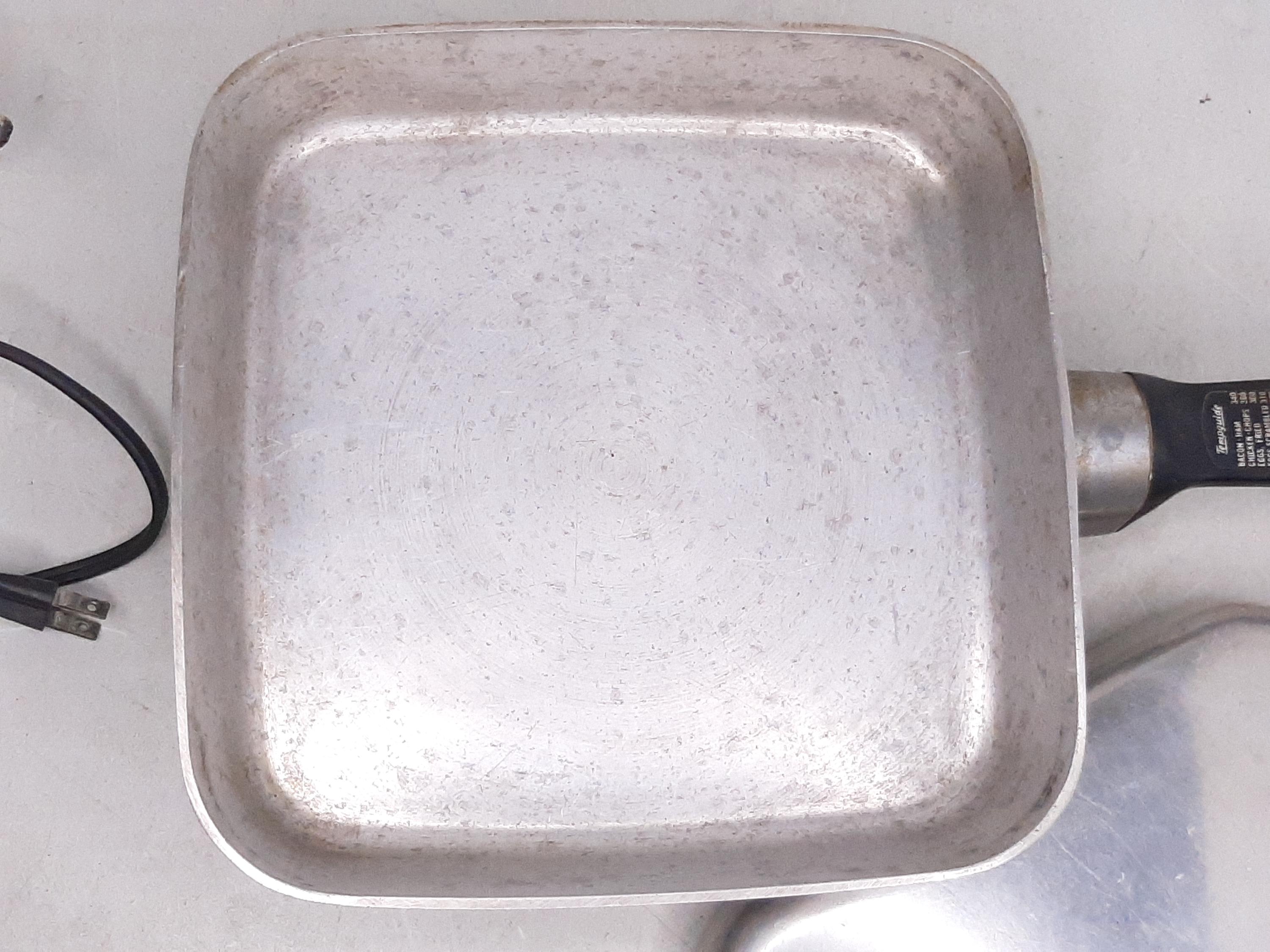 Vintage Hamilton Beach 10" Square Electric Frying Pan With Dome Lid and ...