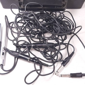 Vintage Realistic Electret Condenser Mic & Pro 100 Microphone With ...