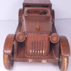 Vintage Handmade Wooden 1927 Bugatti Royale Model Car, 15" Long ...