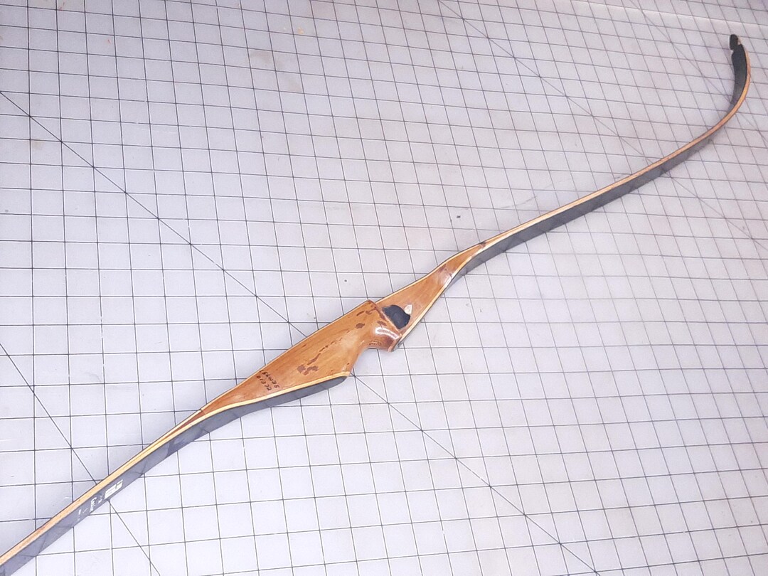 Vintage 1960s Indian Archery Cochise Recurve Wooden Bow #273, RH 56 ...