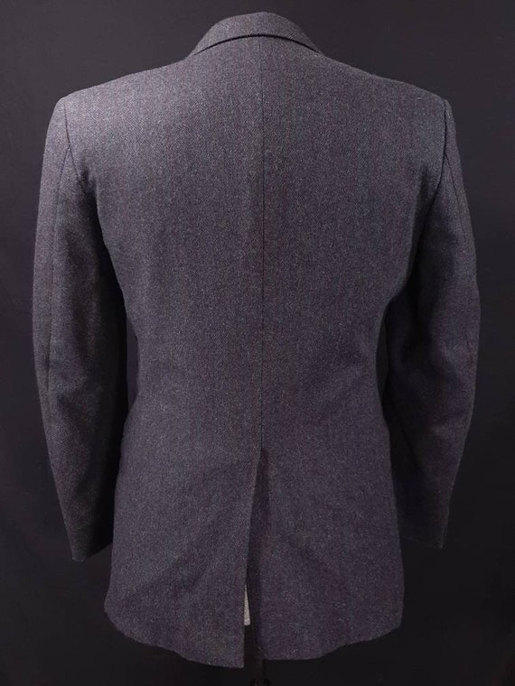 Haggar Gallery Herringbone Tweed Sport Coat , Size 38… - Gem