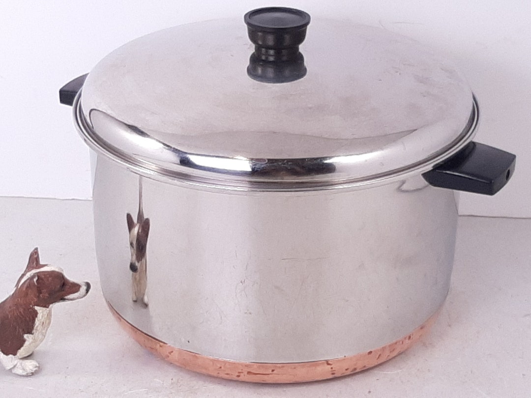 Vintage Sears and Roebuck Maid of Honor Copper Bottom Stainless Steel ... Vintage Sears and Roebuck Maid of Honor Copper Bottom Stainless Steel ...