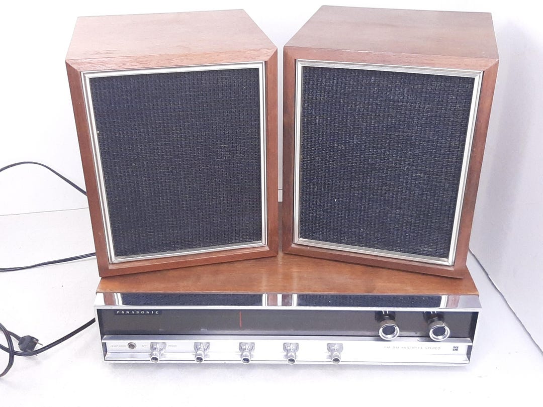 Vintage Panasonic Model RE-7670 AM/FM Stereo Receiver With Panasonic ...