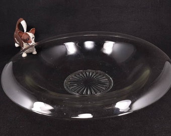 Shallow Glass Bowl - Etsy