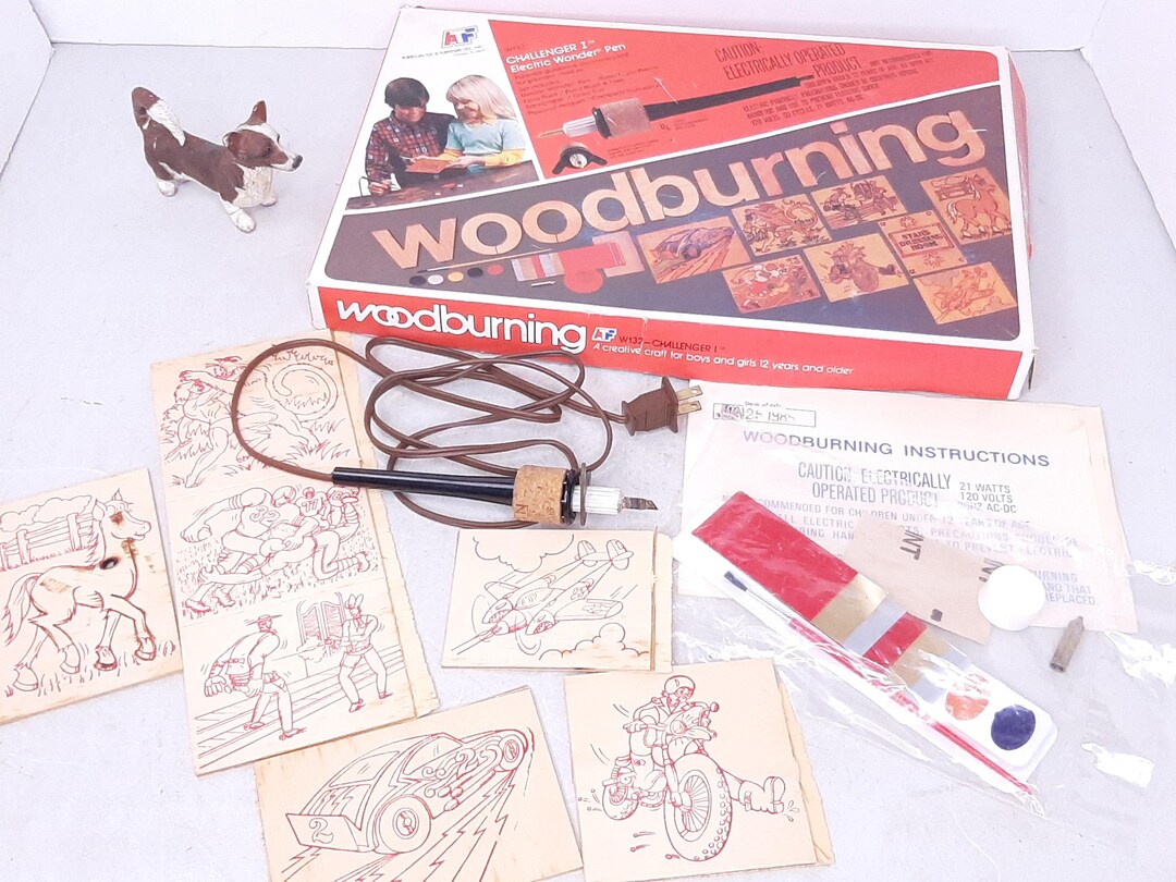 Vintage 1980s ATF Wood Burning Kit W132 With Box and Accessories, Some ...
