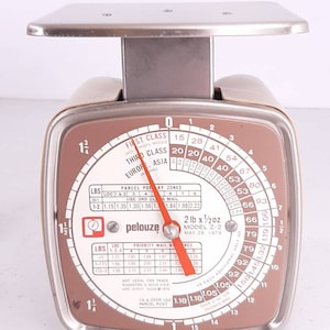 Vintage May 1978 Pelouze Postal Scale Model Z-2 for Display, 2lb ...