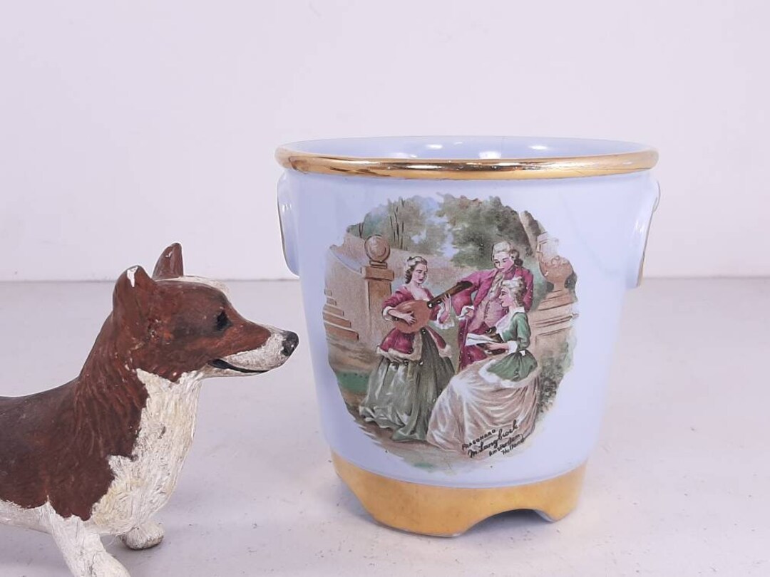 Vintage Soholm Denmark Ceramic Planter, 4.25"diam.& Height, Lavender ...