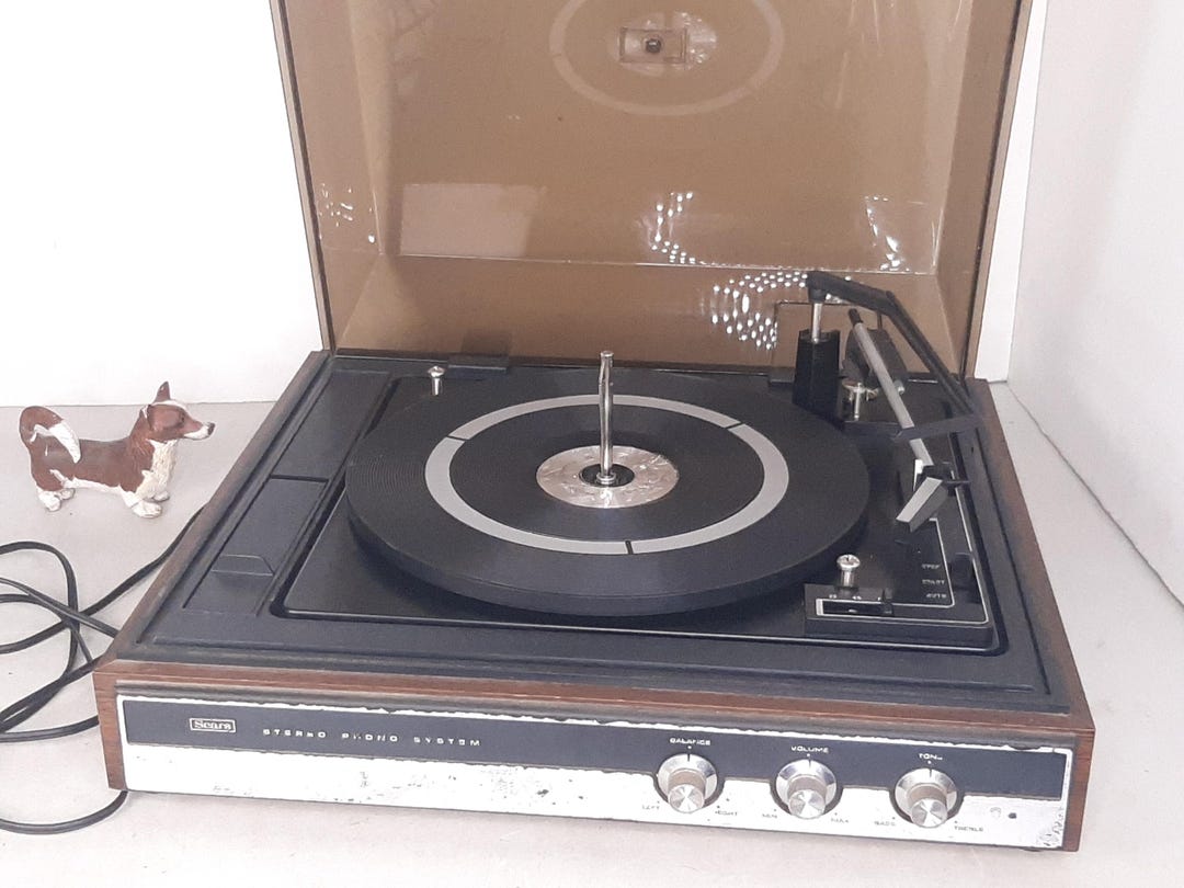 Vintage Sears Record Changer With 3 Speed BSR Turntable for Parts ...
