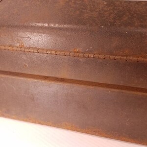 Vintage Metal Tool Box With Removable Red Tray, Simmonds Industries ...