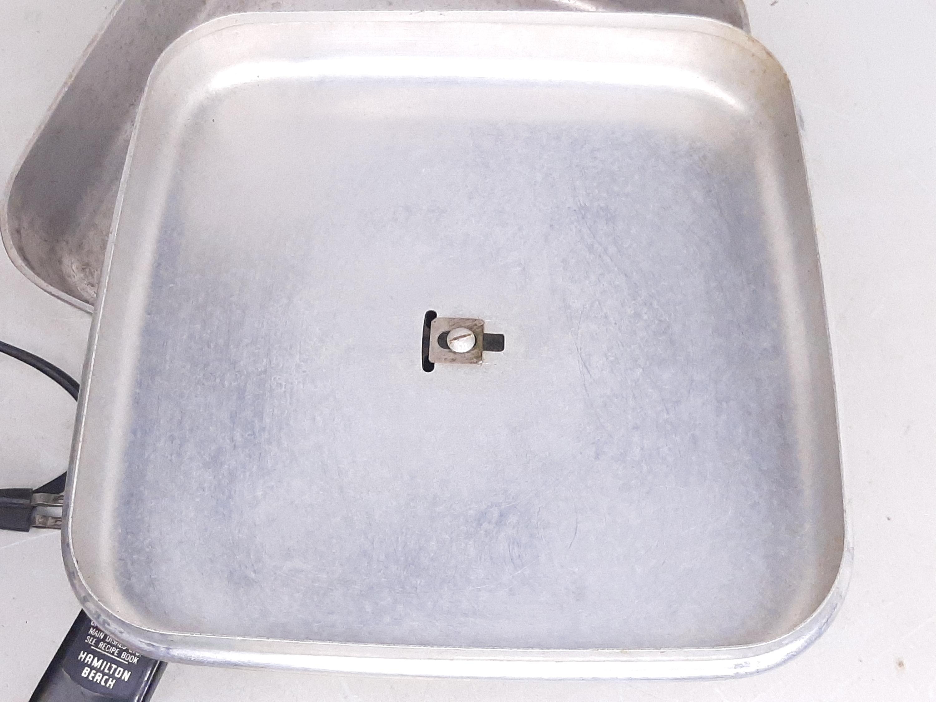 Vintage Hamilton Beach 10" Square Electric Frying Pan With Dome Lid and ...